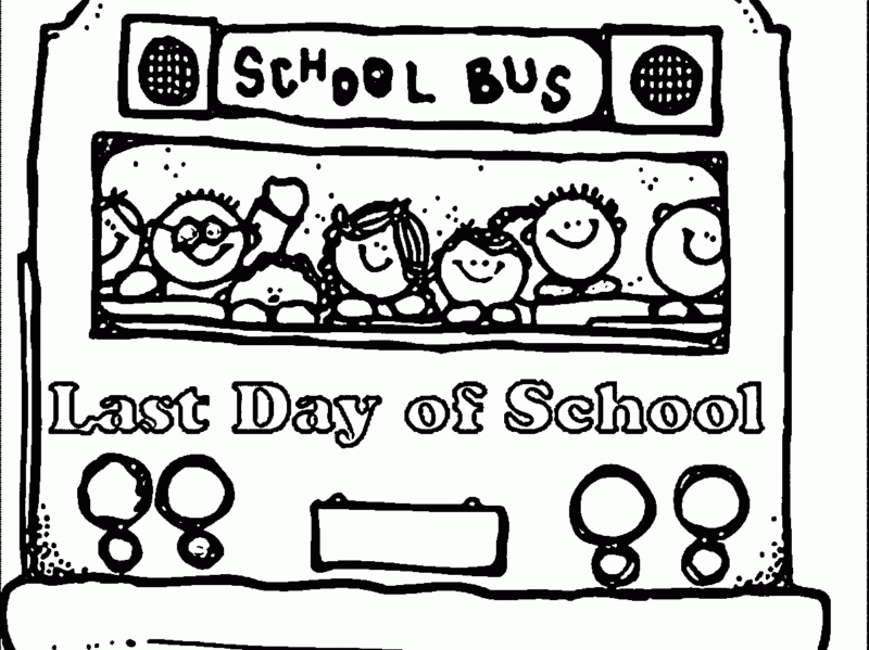 15 Free Printable Last Day Of School Coloring Pages