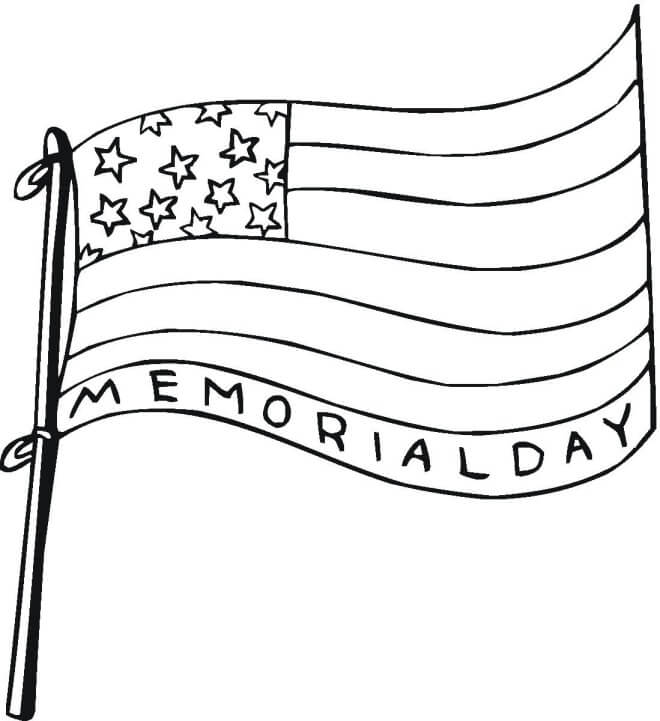 Printable Coloring Pages Memorial Day