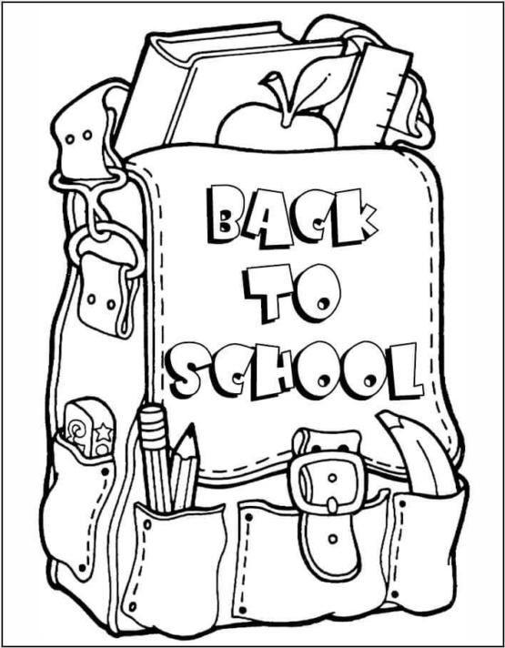 35 Free Printable Back To School Coloring Pages