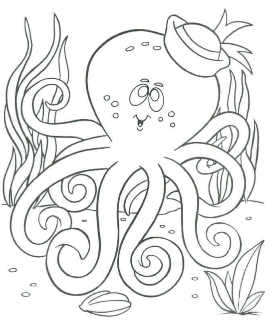 Free Printable Ocean Coloring Pages (Under The Sea)
