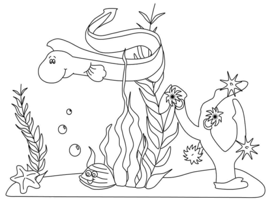 Free Printable Ocean Coloring Pages (Under The Sea)