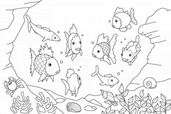 Free Printable Ocean Coloring Pages (Under The Sea)