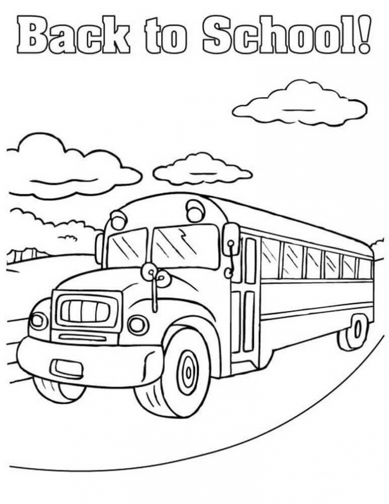 35 Free Printable Back To School Coloring Pages – ScribbleFun