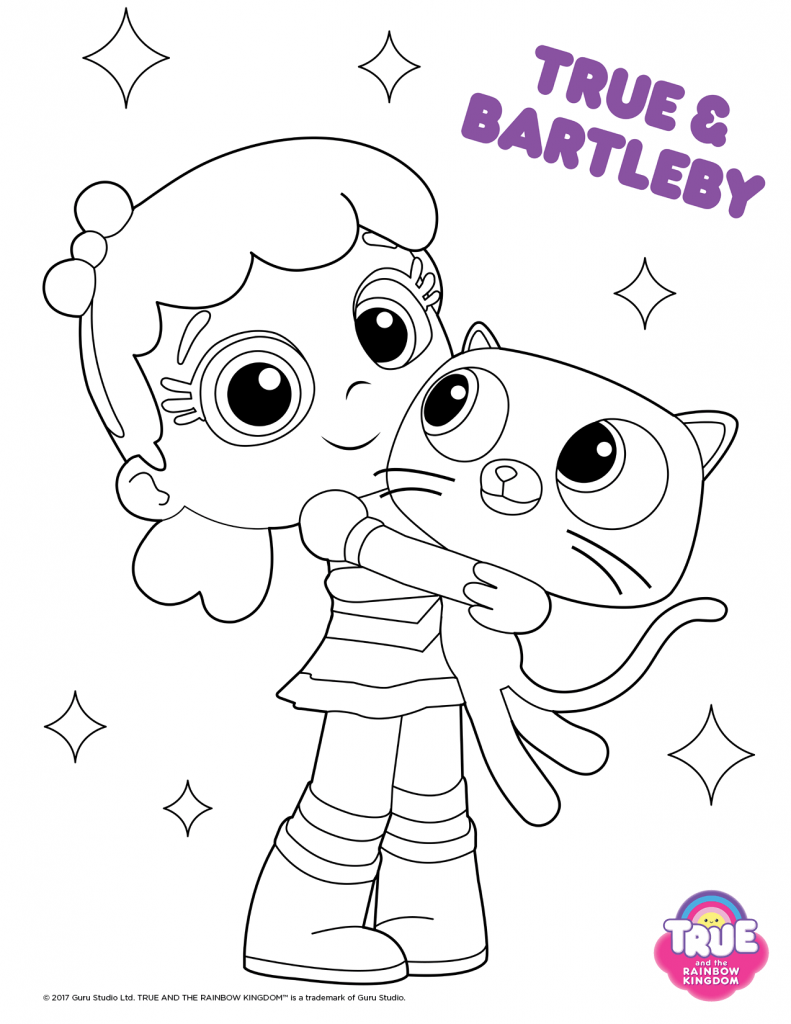 15 Free Printable True And The Rainbow Kingdom Coloring Pages