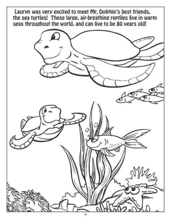 Free Printable Ocean Coloring Pages (Under The Sea)