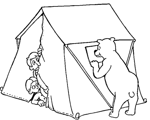 Free Printable Camping Coloring Pages