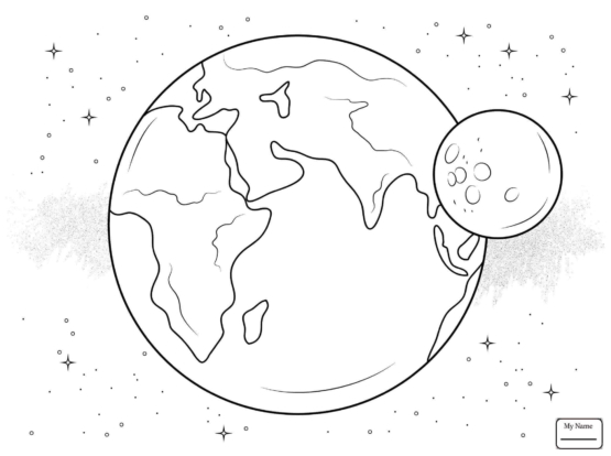 Free Printable Eclipse Coloring Pages (Solar And Lunar Eclipse ...
