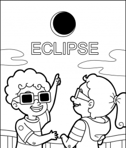 Free Printable Eclipse Coloring Pages (Solar And Lunar Eclipse)
