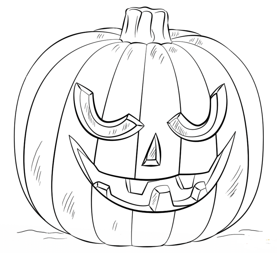Jack o lantern coloring page - viagulf Jack o lantern coloring page - viagulf