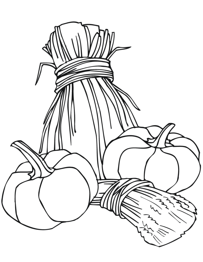 30 Free Printable Pumpkin Coloring Pages