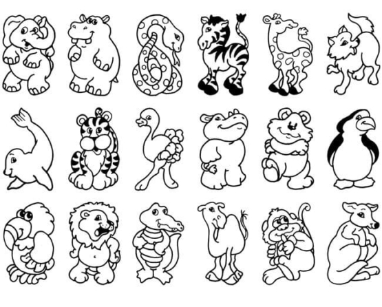 Free Printable Zoo Coloring Pages For Kids