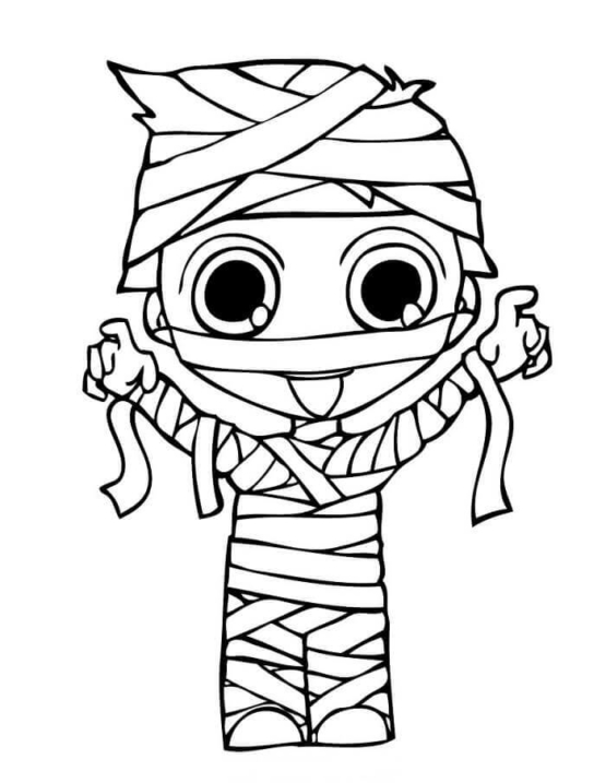 30 Cute Halloween Coloring Pages For Kids