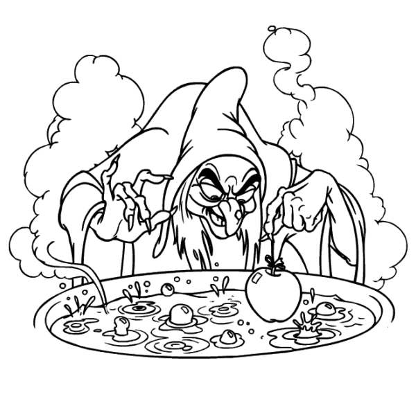 30 Free Witch Coloring Pages Printable