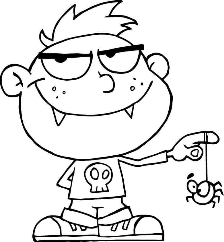 30 Free Printable Vampire Coloring Pages