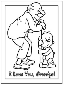 30 Free Printable Grandparents Day Coloring Pages