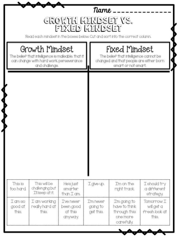 20 Free Printable Growth Mindset Coloring Pages