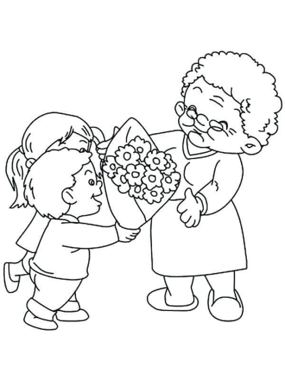 30 Free Printable Grandparents Day Coloring Pages