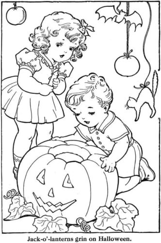 30 Free Printable Jack O Lantern Coloring Pages