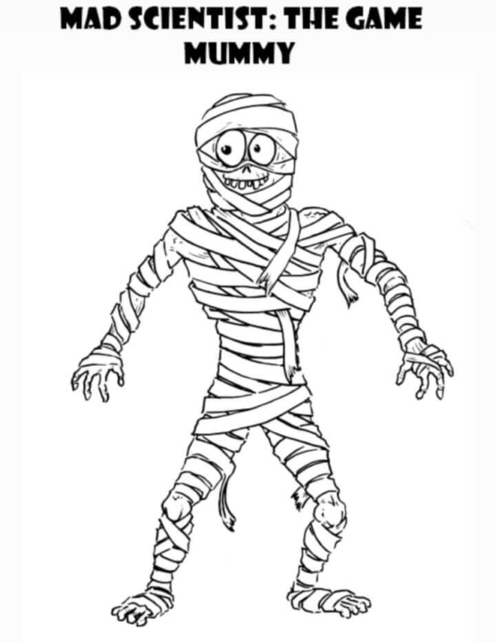 25 Free Mummy Coloring Pages Printable