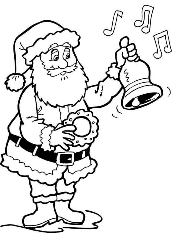 30 Free Santa Claus Coloring Pages Printable