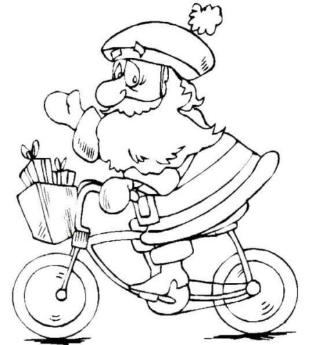 30 Free Santa Claus Coloring Pages Printable