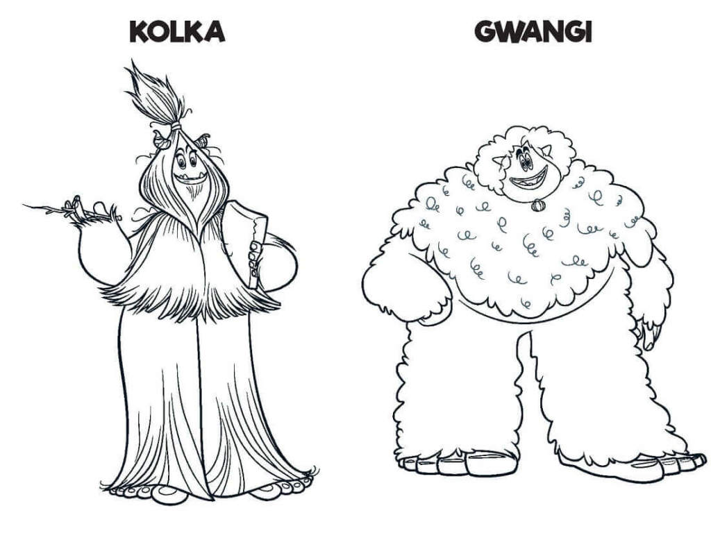 Smallfoot Coloring Pages