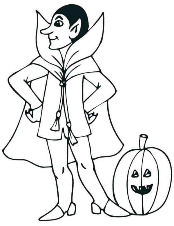 30 Free Printable Vampire Coloring Pages