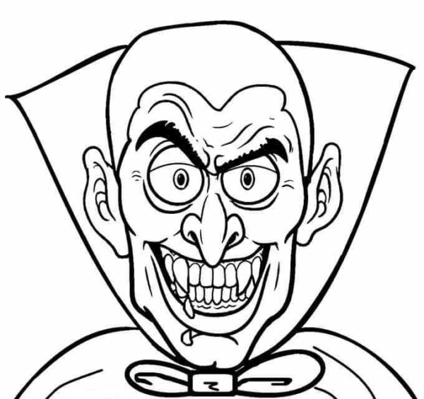30 Free Printable Vampire Coloring Pages