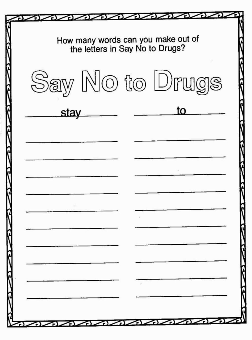 20 Free Red Ribbon Week Coloring Pages To Print