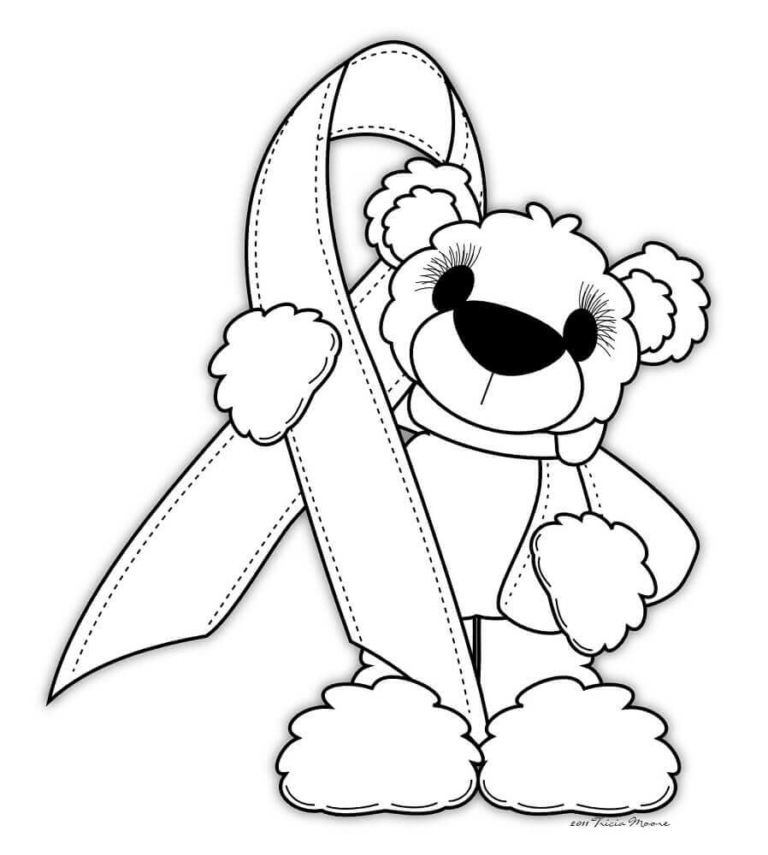 20 Free Red Ribbon Week Coloring Pages To Print