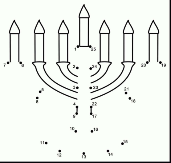 30 Free Hanukkah Coloring Pages Printable