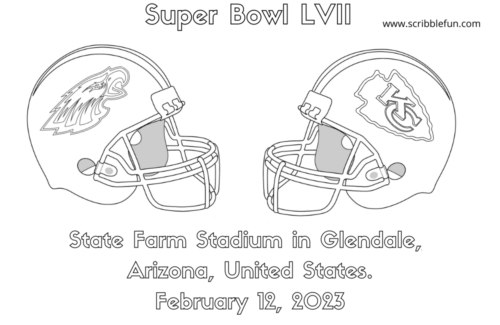 22 Free Super Bowl Coloring Pages Printable