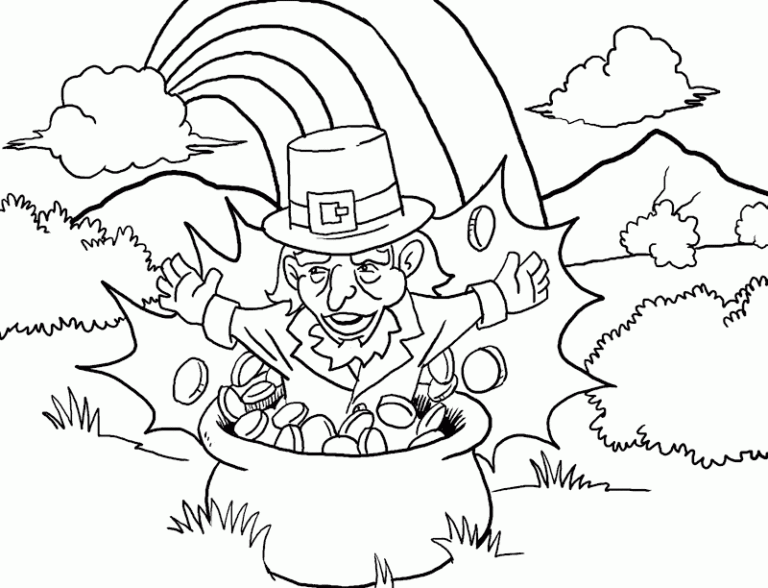 25 Free Leprechaun Coloring Pages Printable