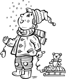 20 Free Snow Coloring Pages Printable