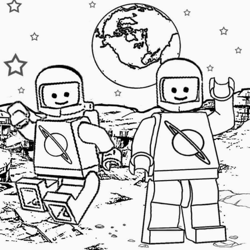 20 Free Space Coloring Pages Printable