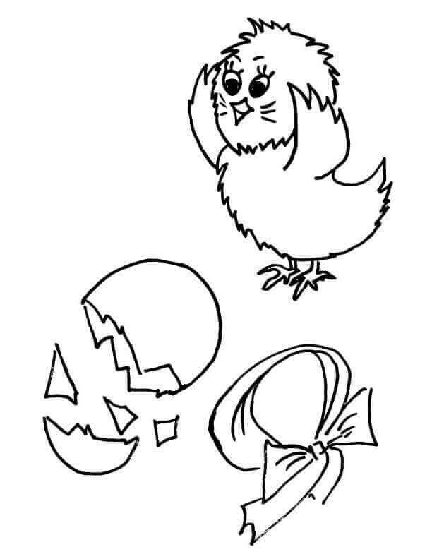 20 Free Easter Chick Coloring Pages Printable