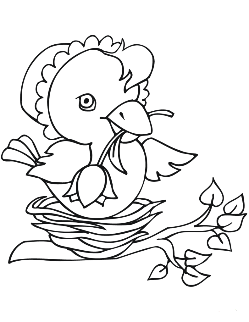 20 Free Easter Chick Coloring Pages Printable