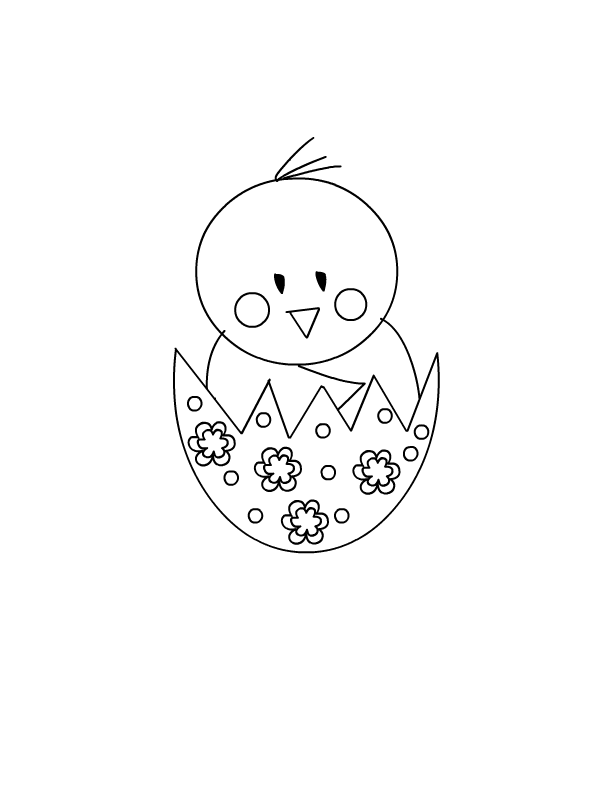 20 Free Easter Chick Coloring Pages Printable