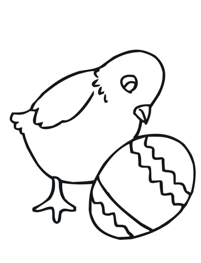 20 Free Easter Chick Coloring Pages Printable