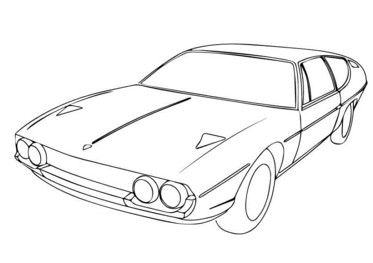 20 Free Lamborghini Coloring Pages Printable – ScribbleFun