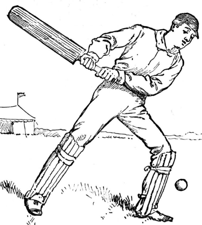 21 Free Cricket Coloring Pages Printable