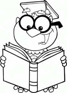 20 Free Graduation Coloring Pages Printable