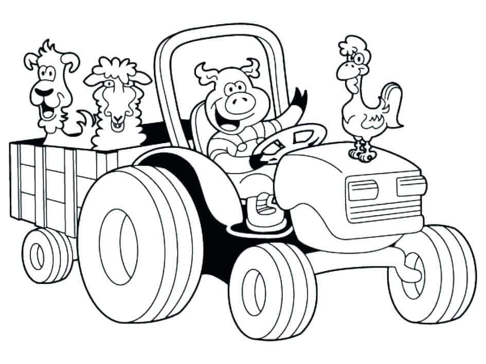 25 Free Farm Animal Coloring Pages Printable
