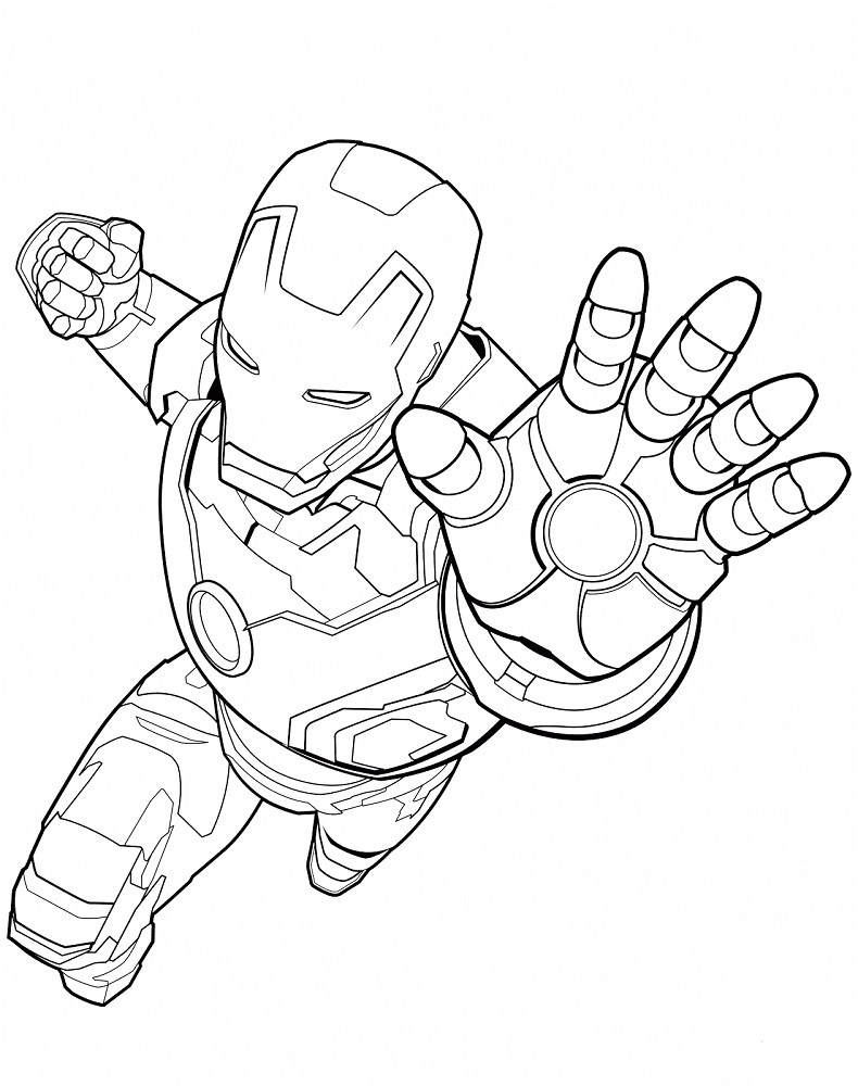 25 Free Iron Man Coloring Pages Printable