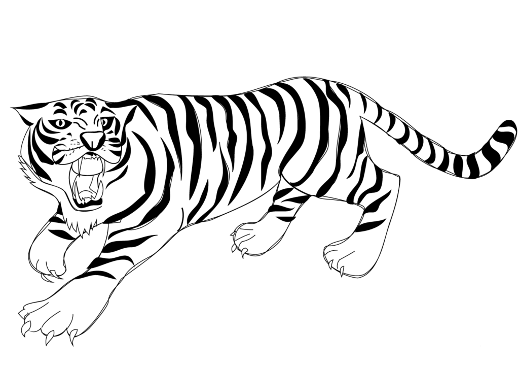32 Free Tiger Coloring Pages Printable