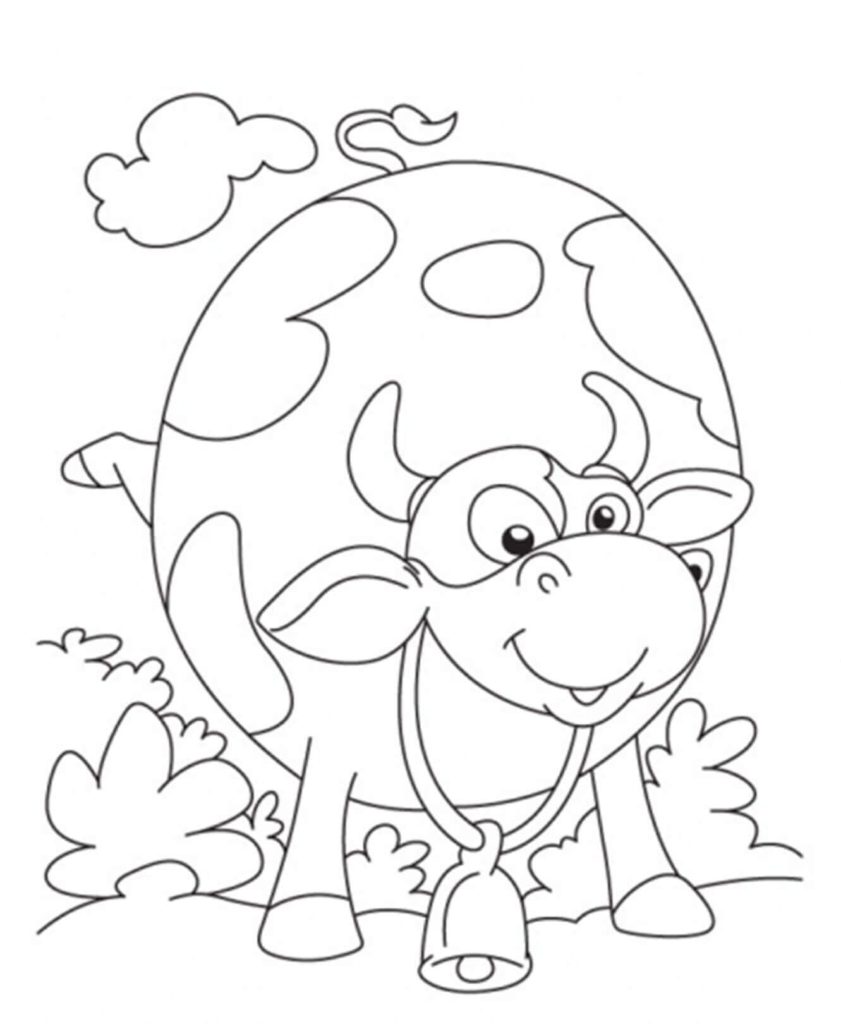 30 Free Cow Coloring Pages Printable