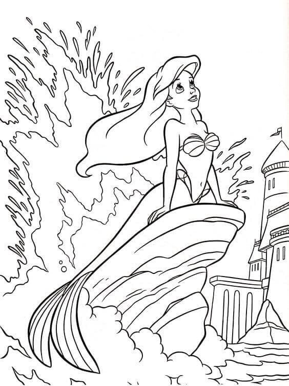 36 Free The Little Mermaid Coloring Pages Printable