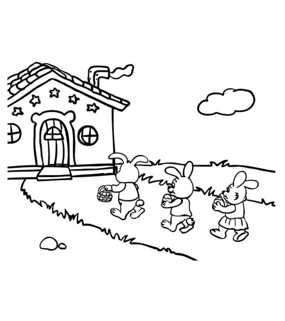 30 Free Bunny Coloring Pages Printable