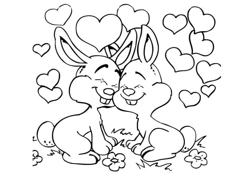 30 Free Bunny Coloring Pages Printable