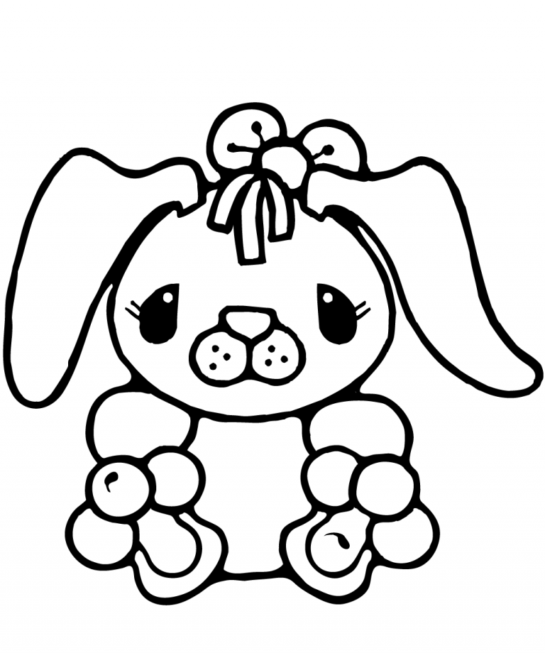 30 Free Bunny Coloring Pages Printable